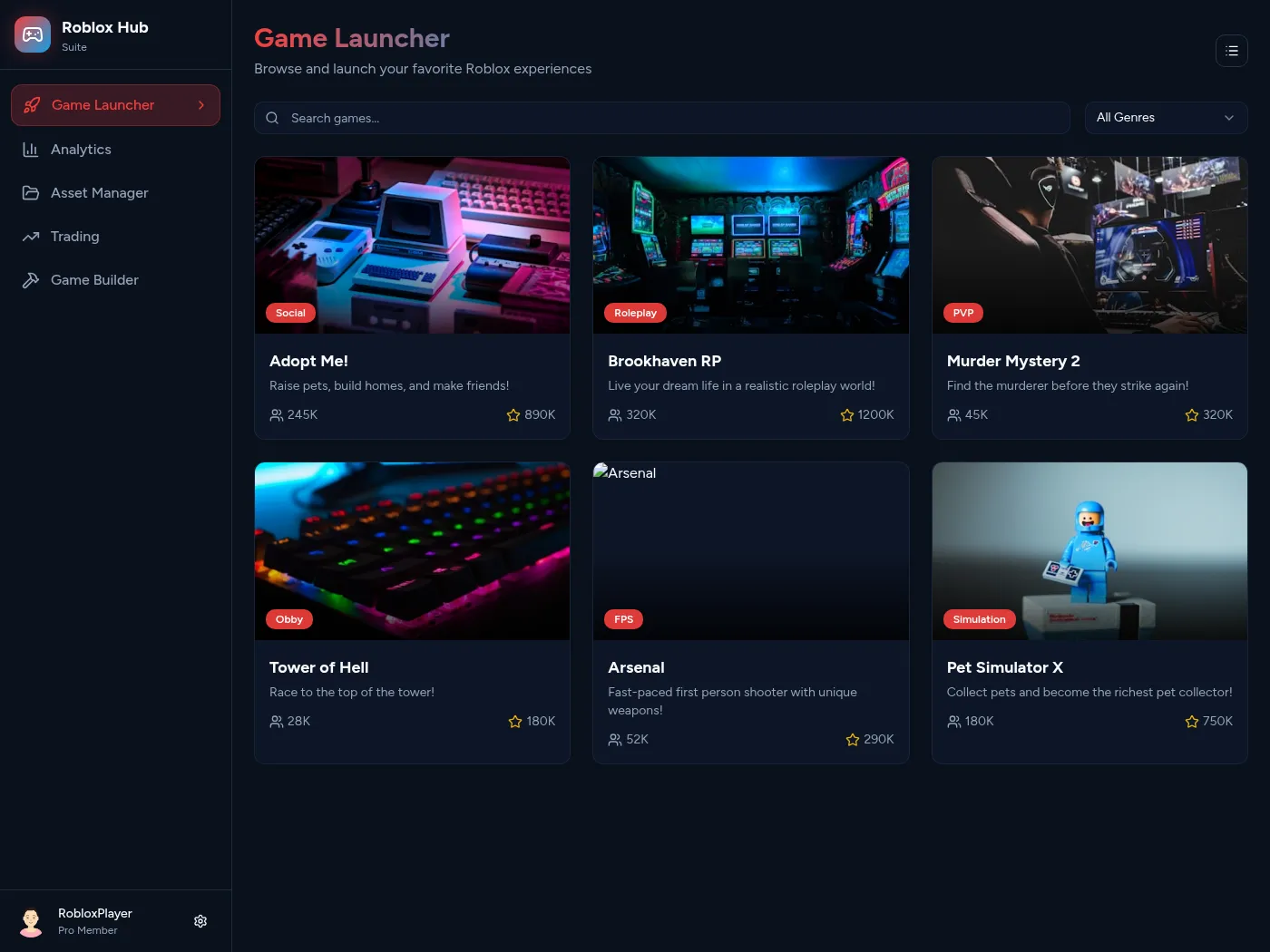 Roblox Hub Suite