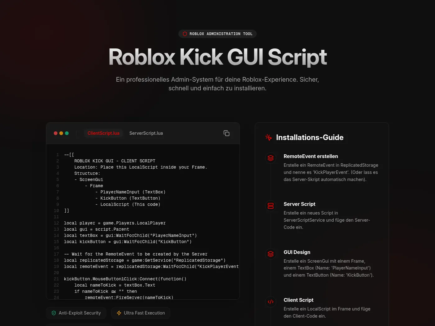 Roblox Kick GUI
