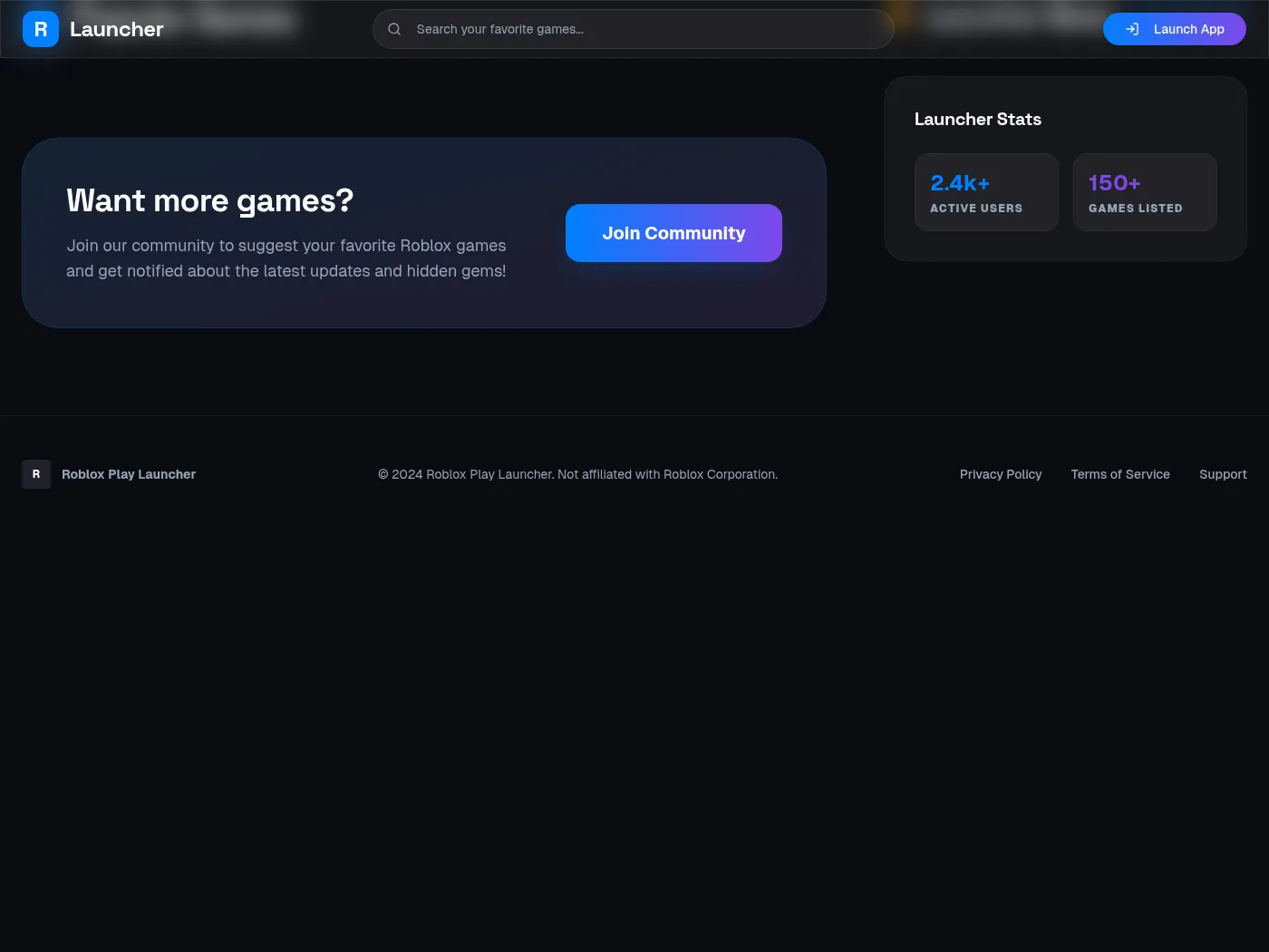 Roblox Play Launcher