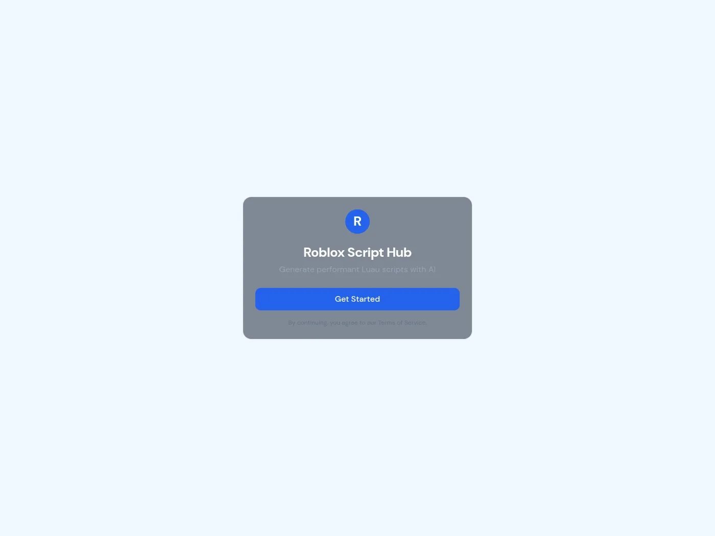 Roblox Script AI Hub