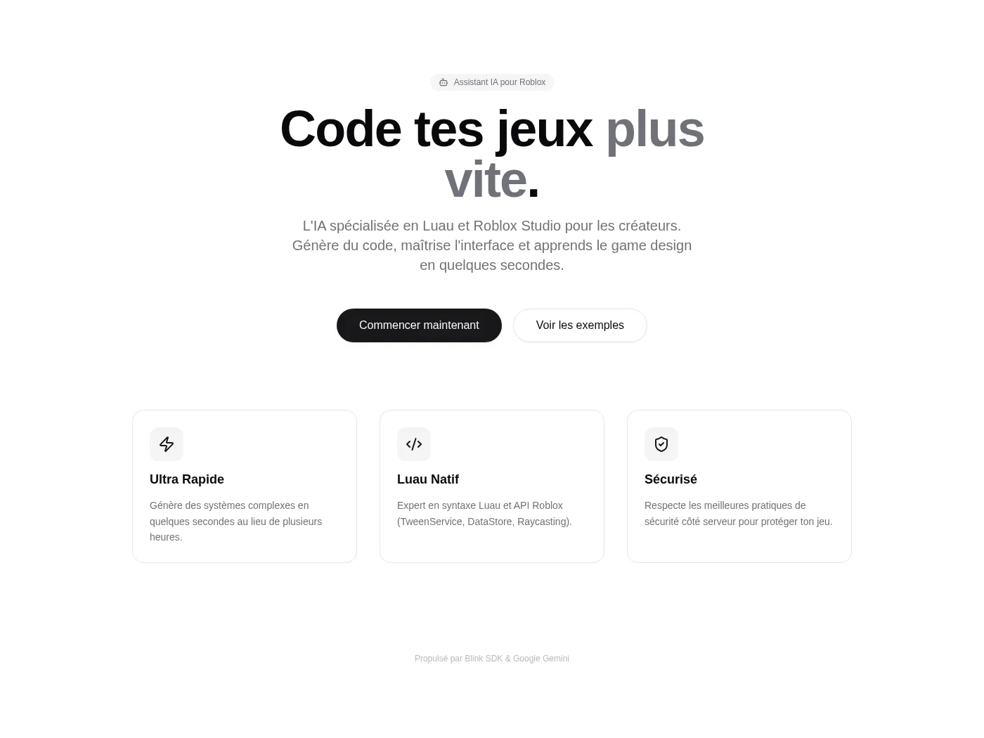 Roblox Lua AI Coder