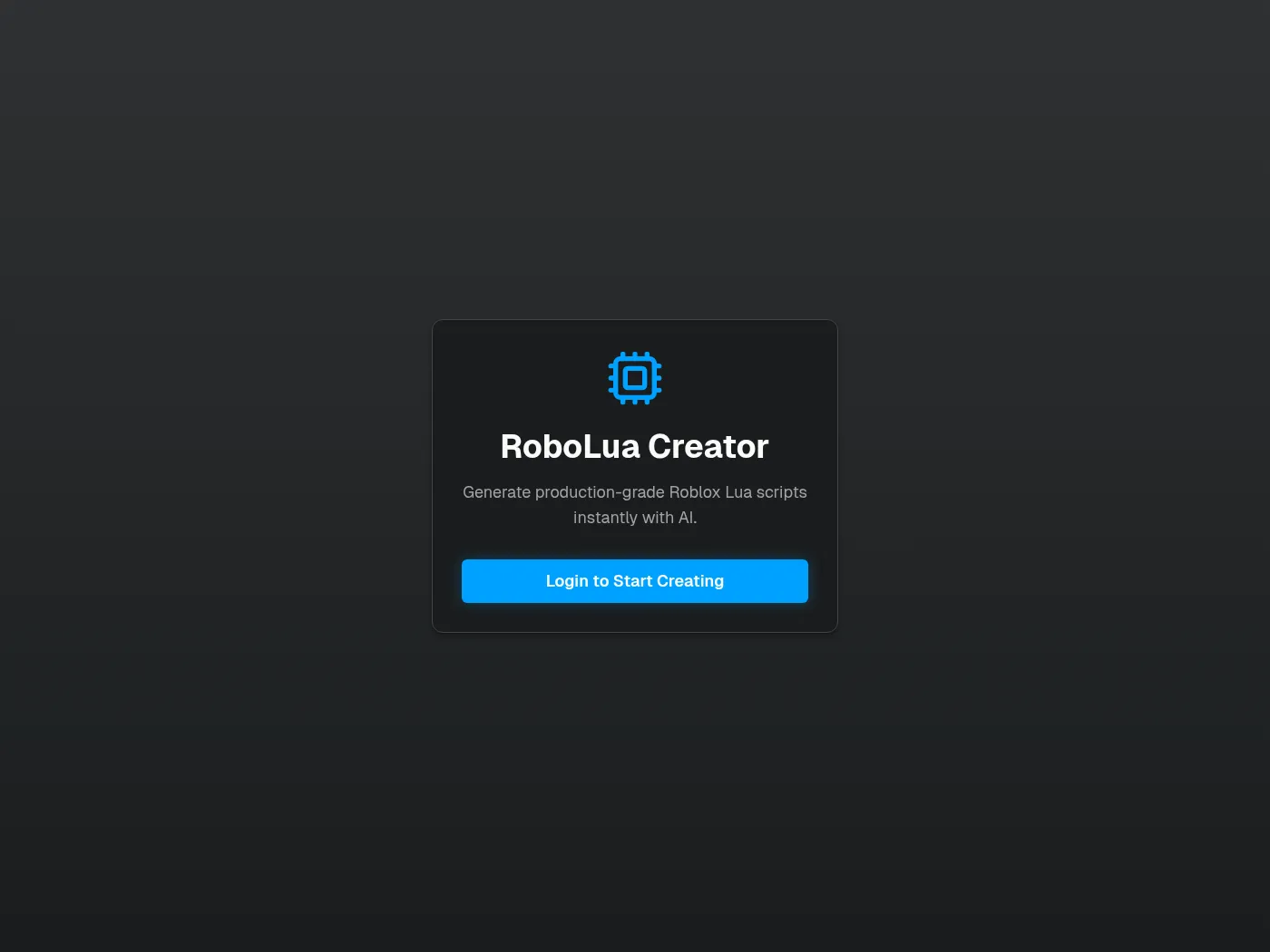 RoboLua Creator