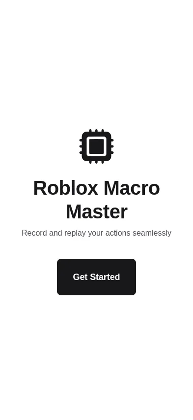 Roblox Macro Master