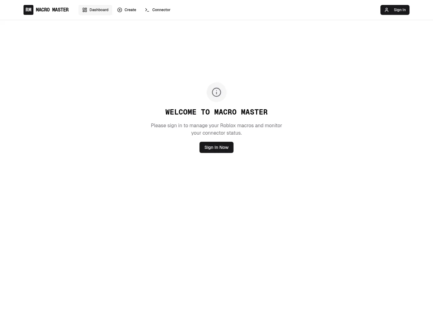 Roblox Macro Master
