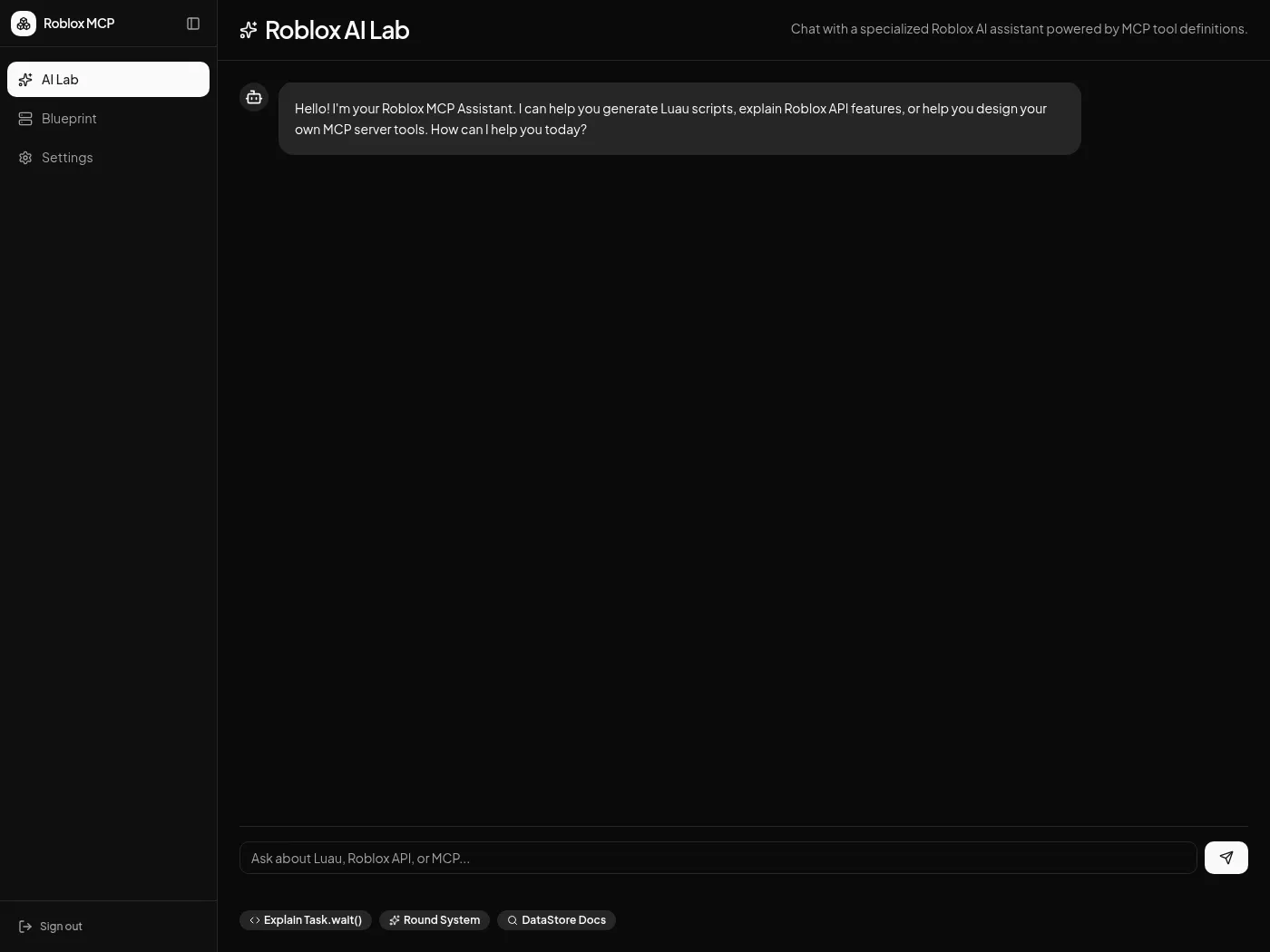 Roblox MCP Connect