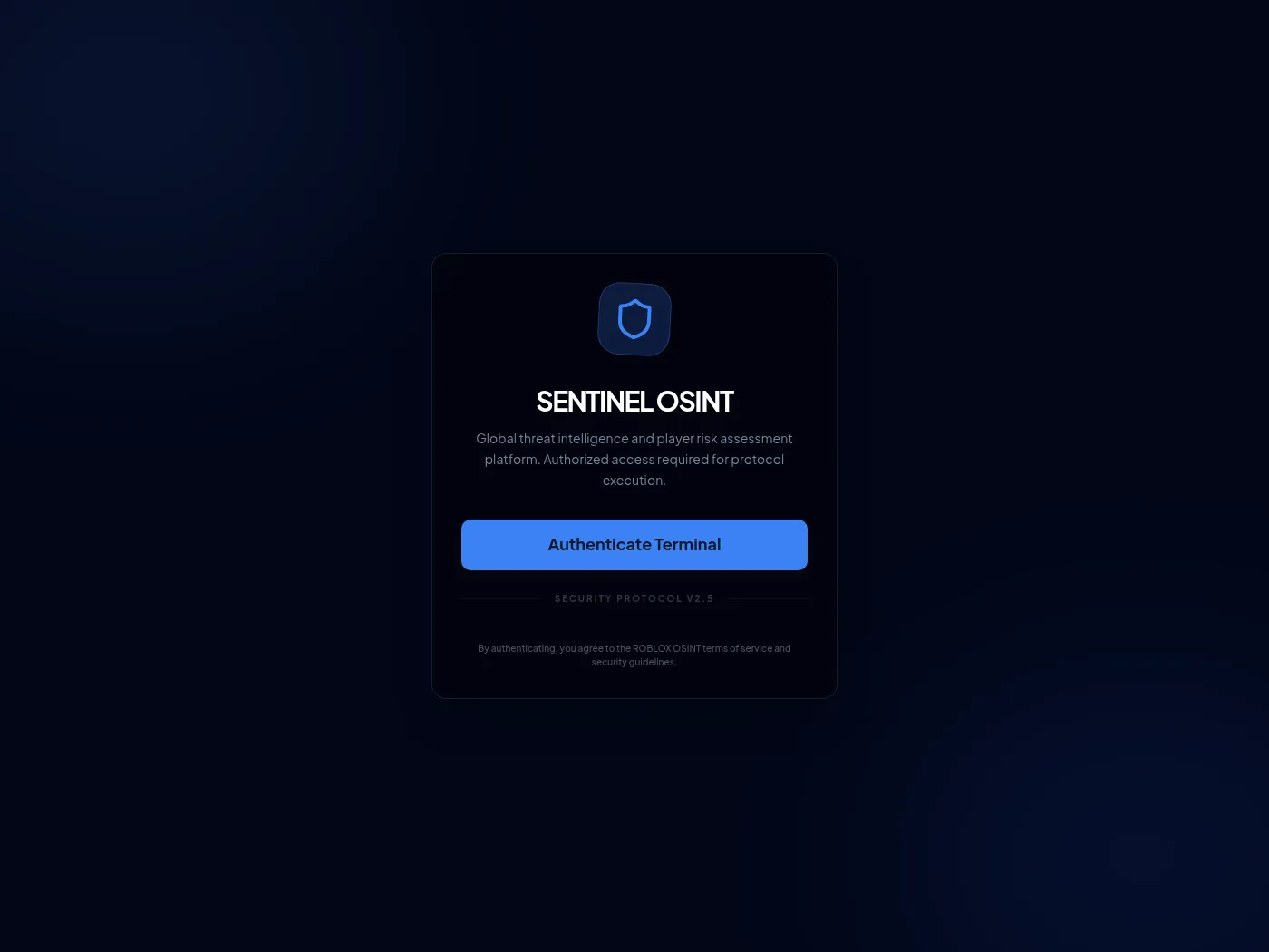 Roblox OSINT Dashboard