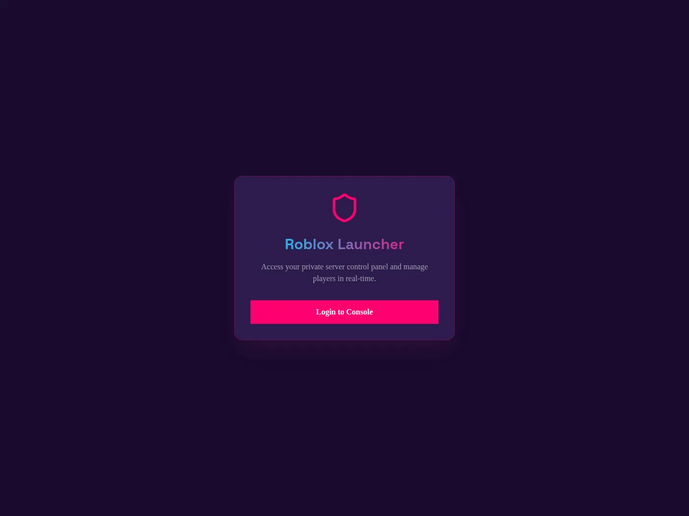 Roblox Player Launcher