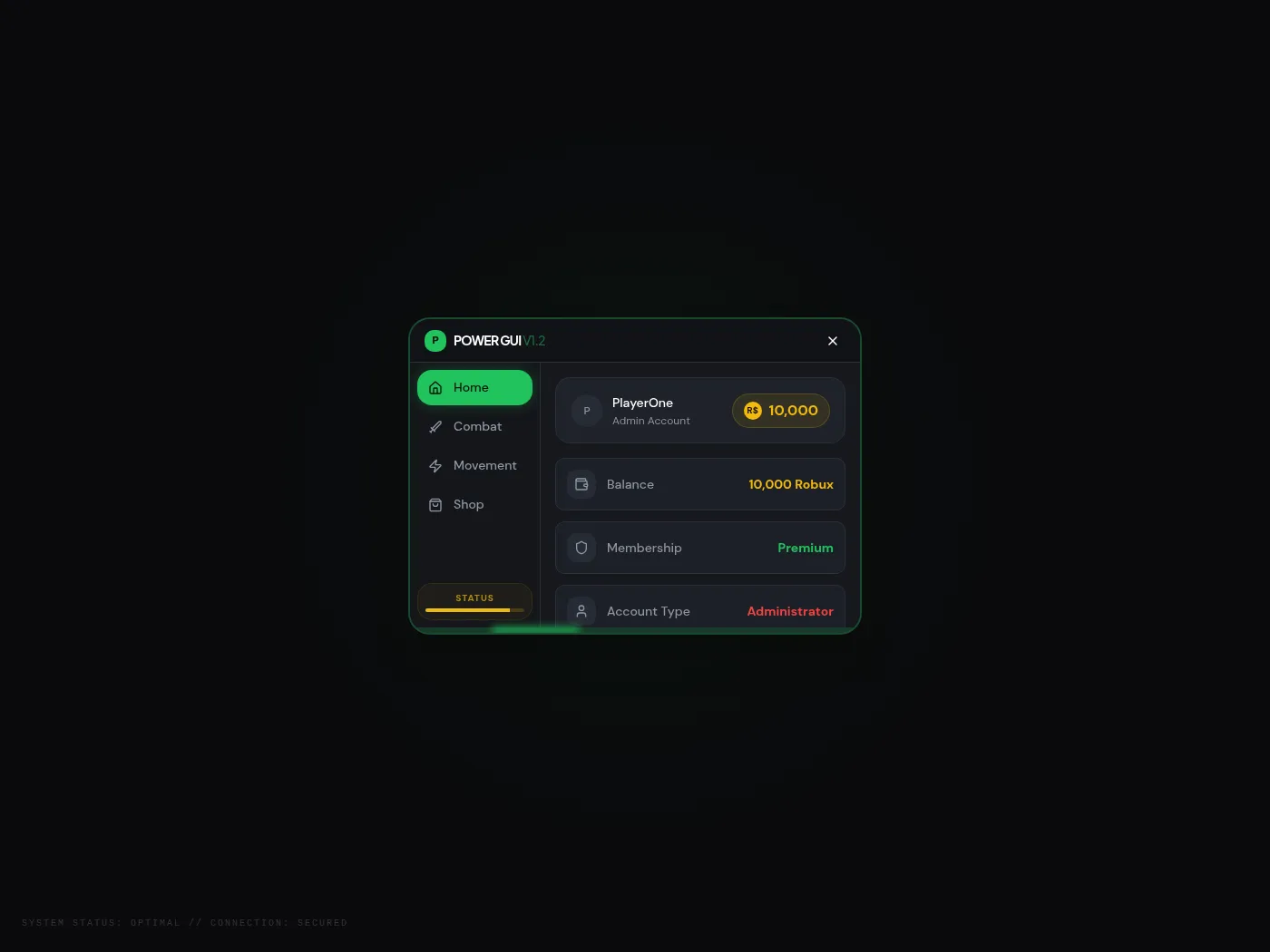 Roblox Power GUI