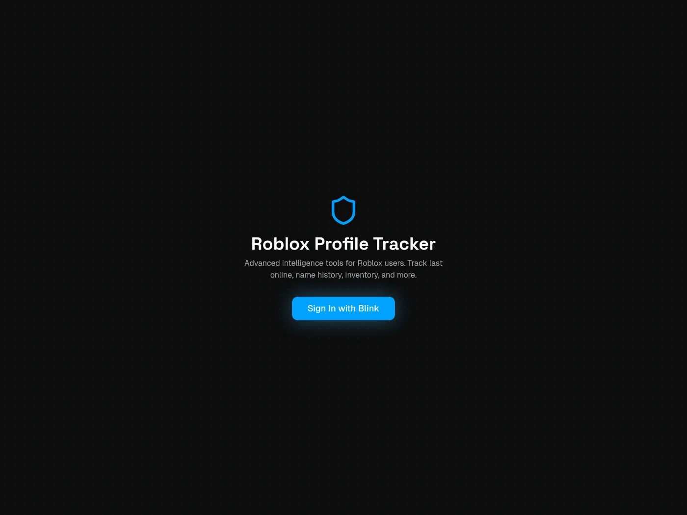 Roblox Profile Tracker