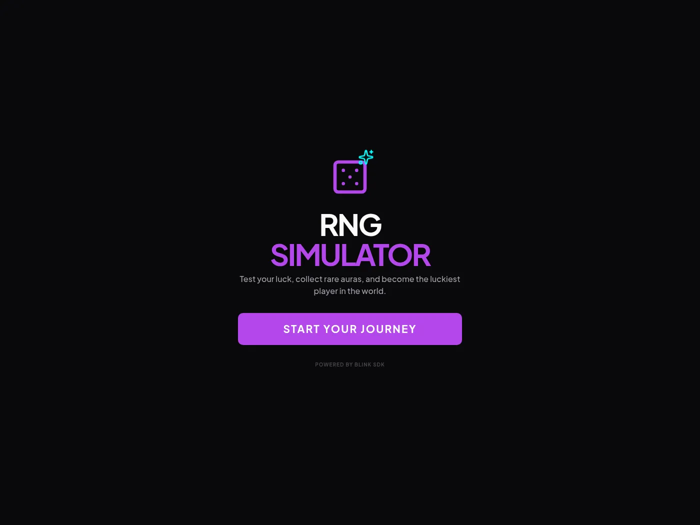 Roblox RNG Simulator