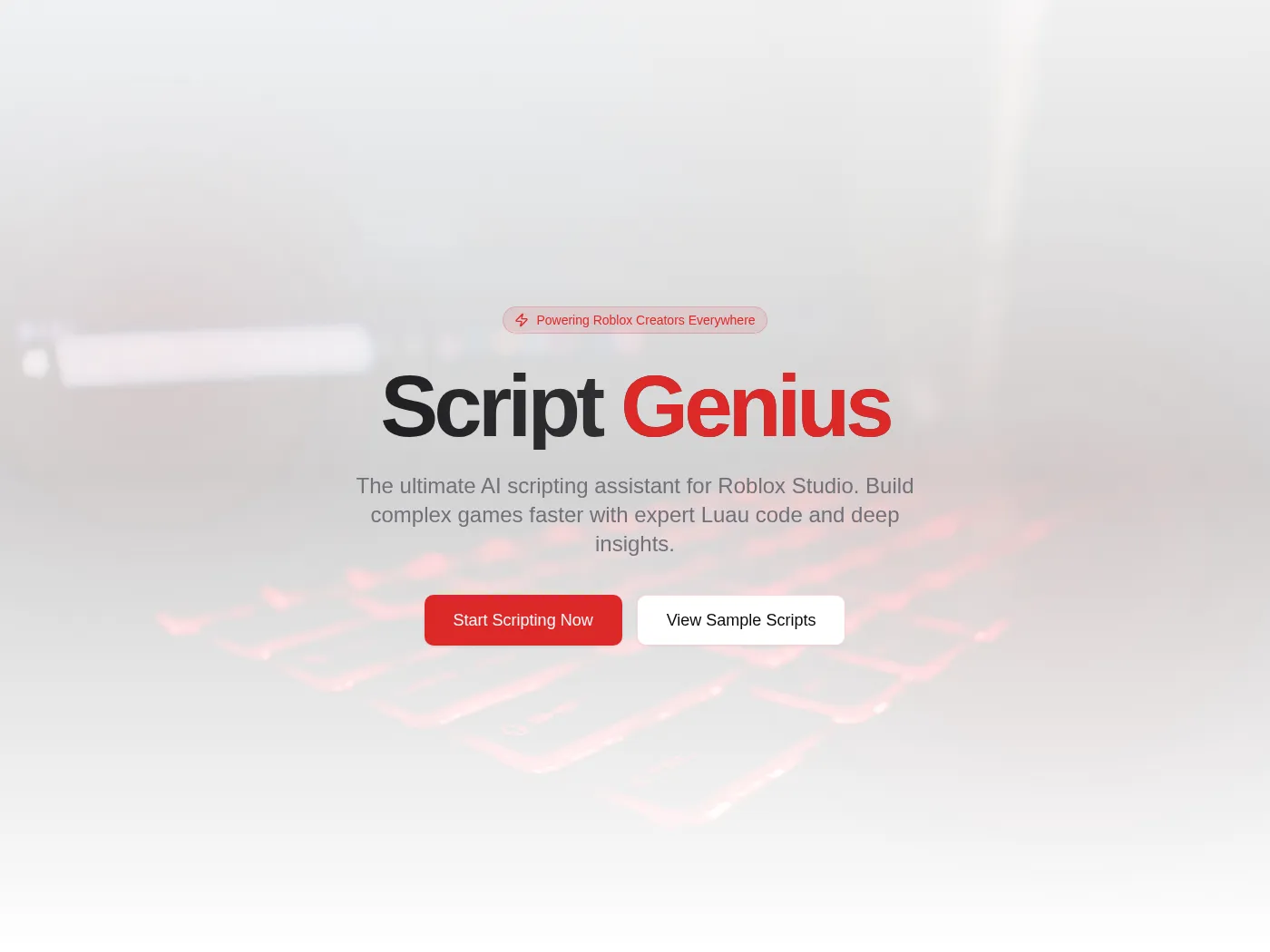 Roblox Script Genius