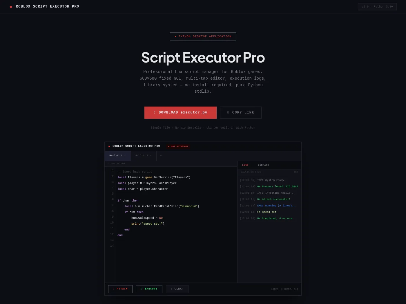 Roblox Script Executor Pro