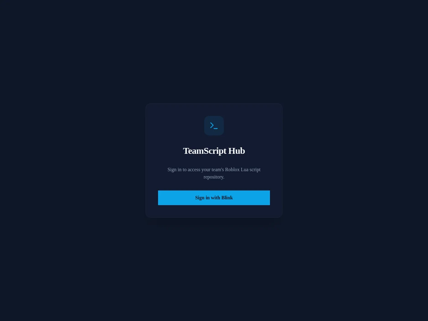 TeamScript Roblox Hub