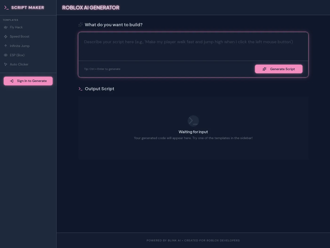 Roblox Script Maker
