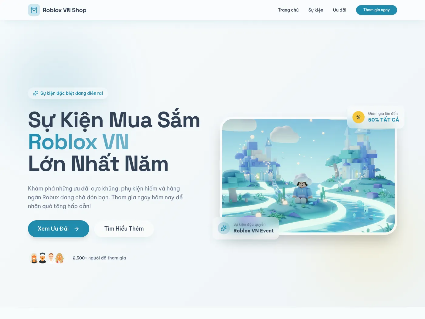 Roblox Shop Event VN