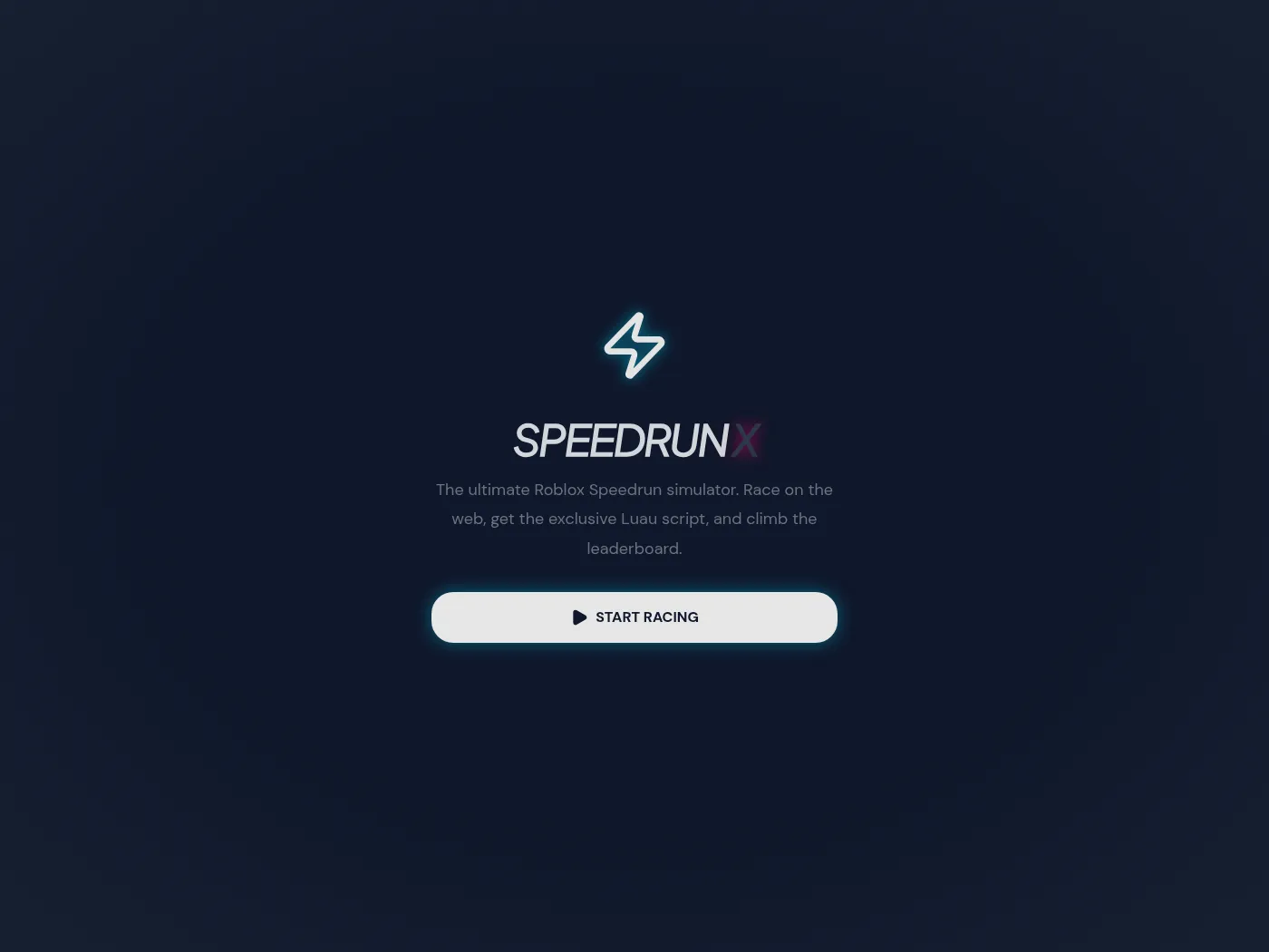 Roblox Speedrun Game