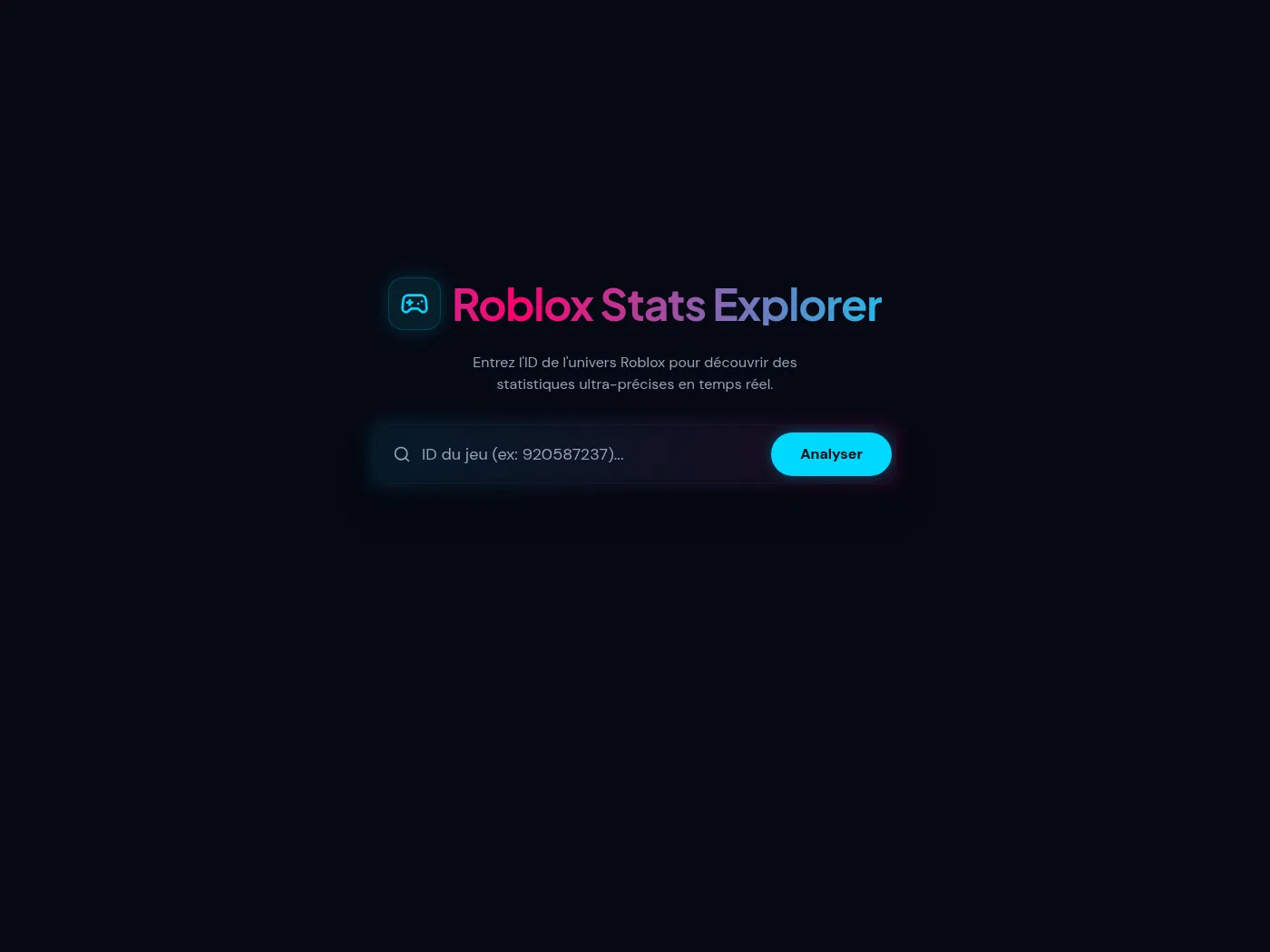 Roblox Stats Explorer