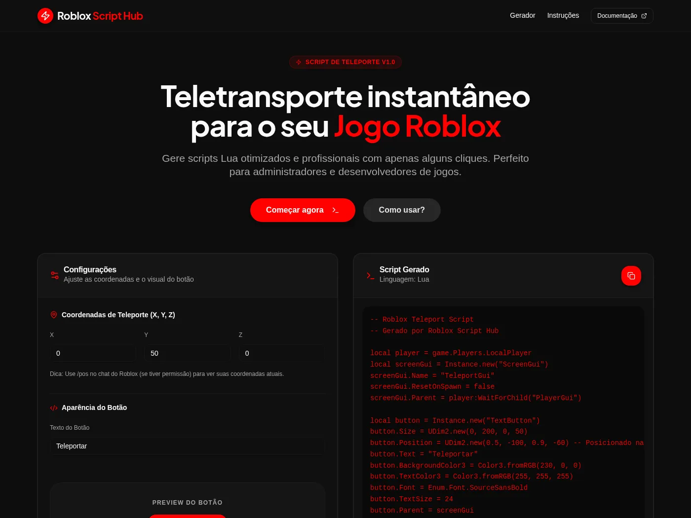 Roblox Teleport Script