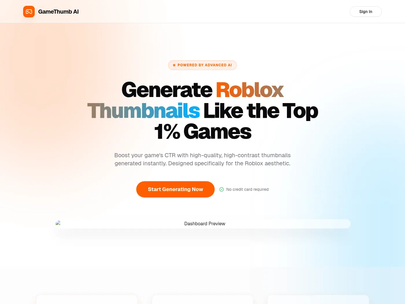 GameThumb AI Generator