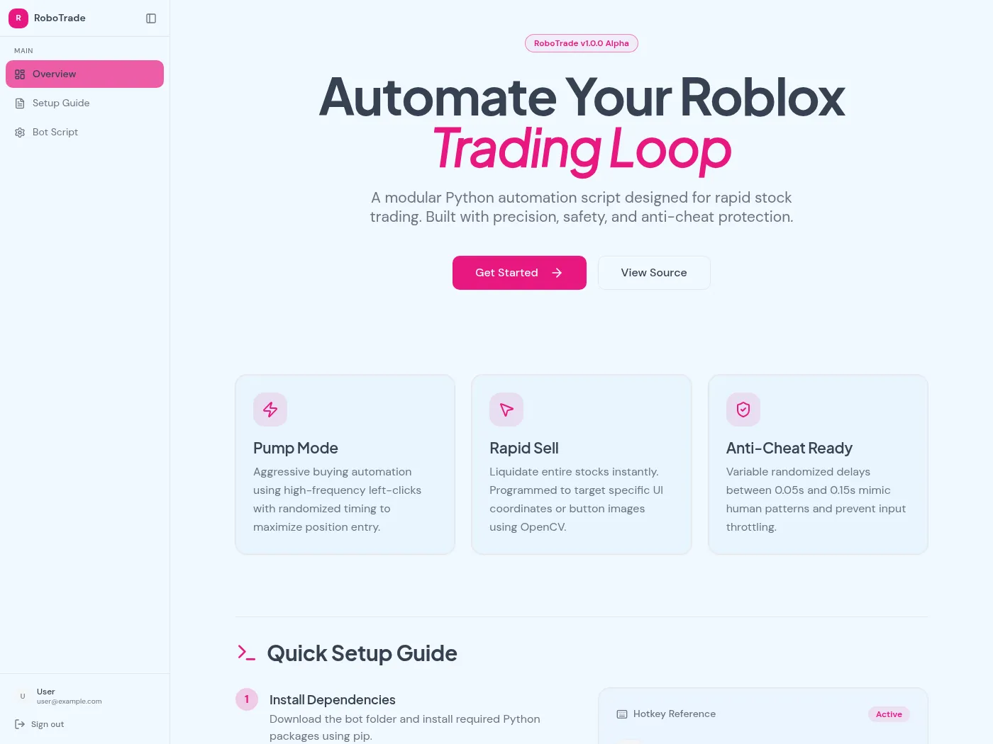 RoboTrade Clicker