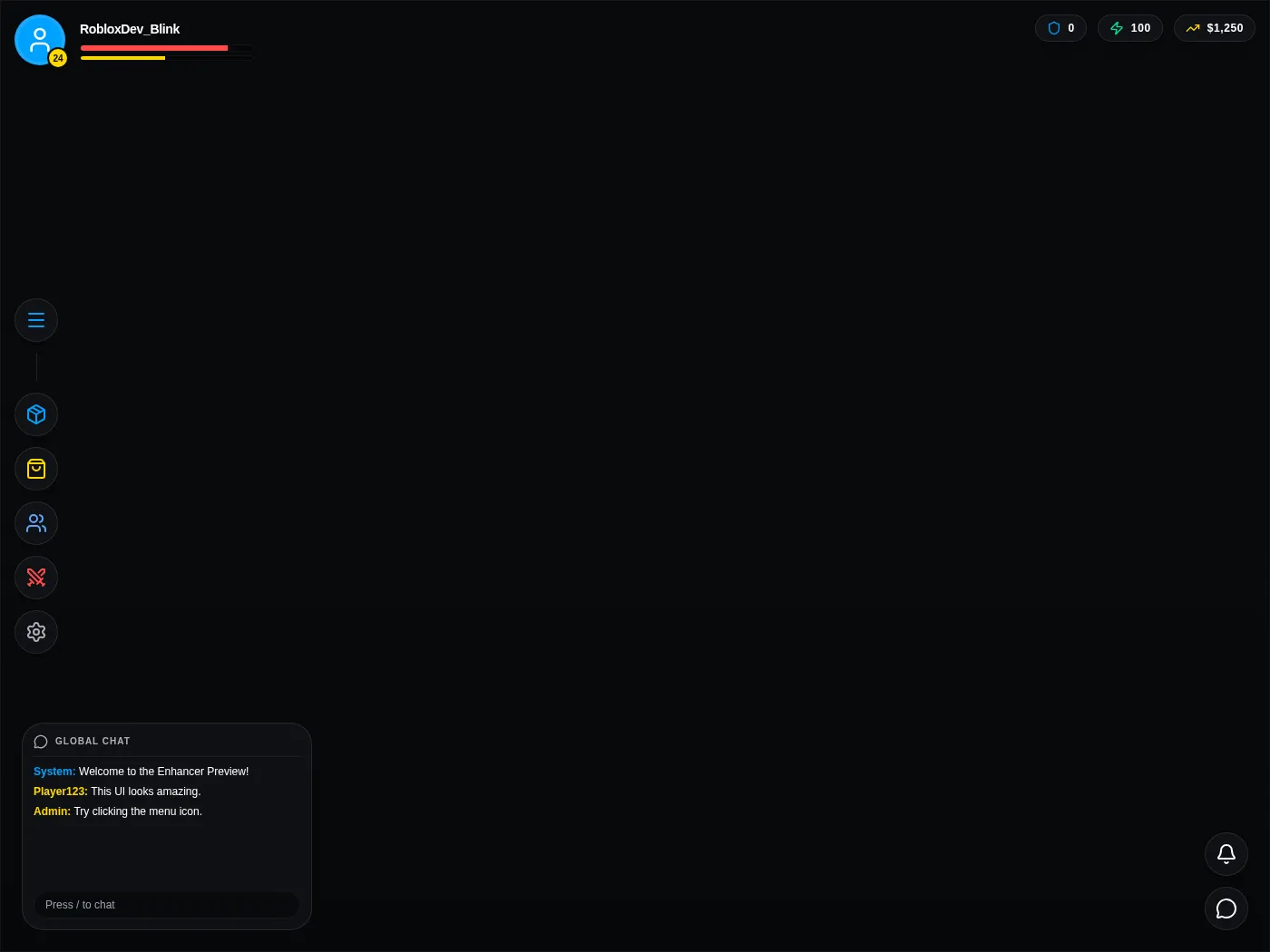 Roblox UI Enhancer