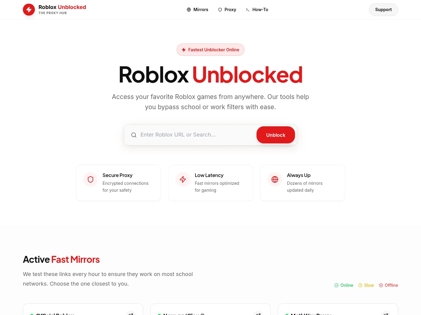 Roblox Unblocker