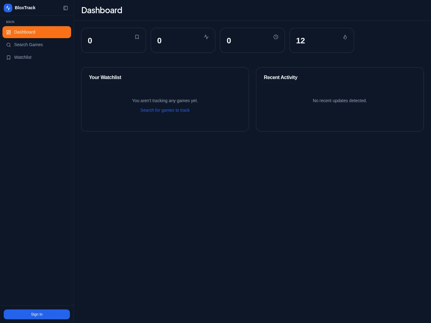 Roblox Game Update Tracker