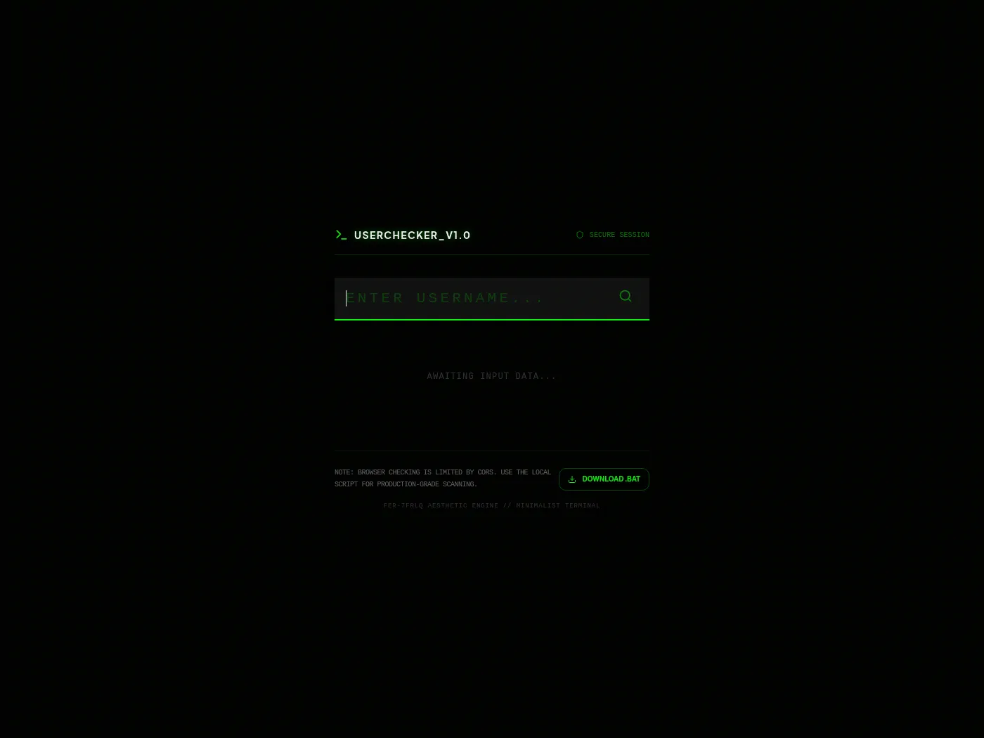 Roblox Username Checker