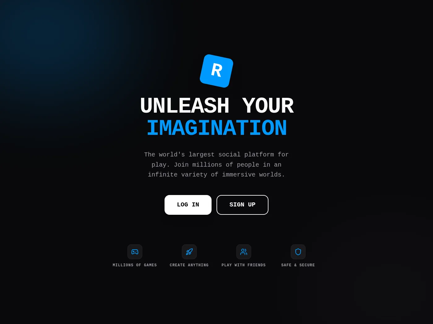 Roblox Web Clone