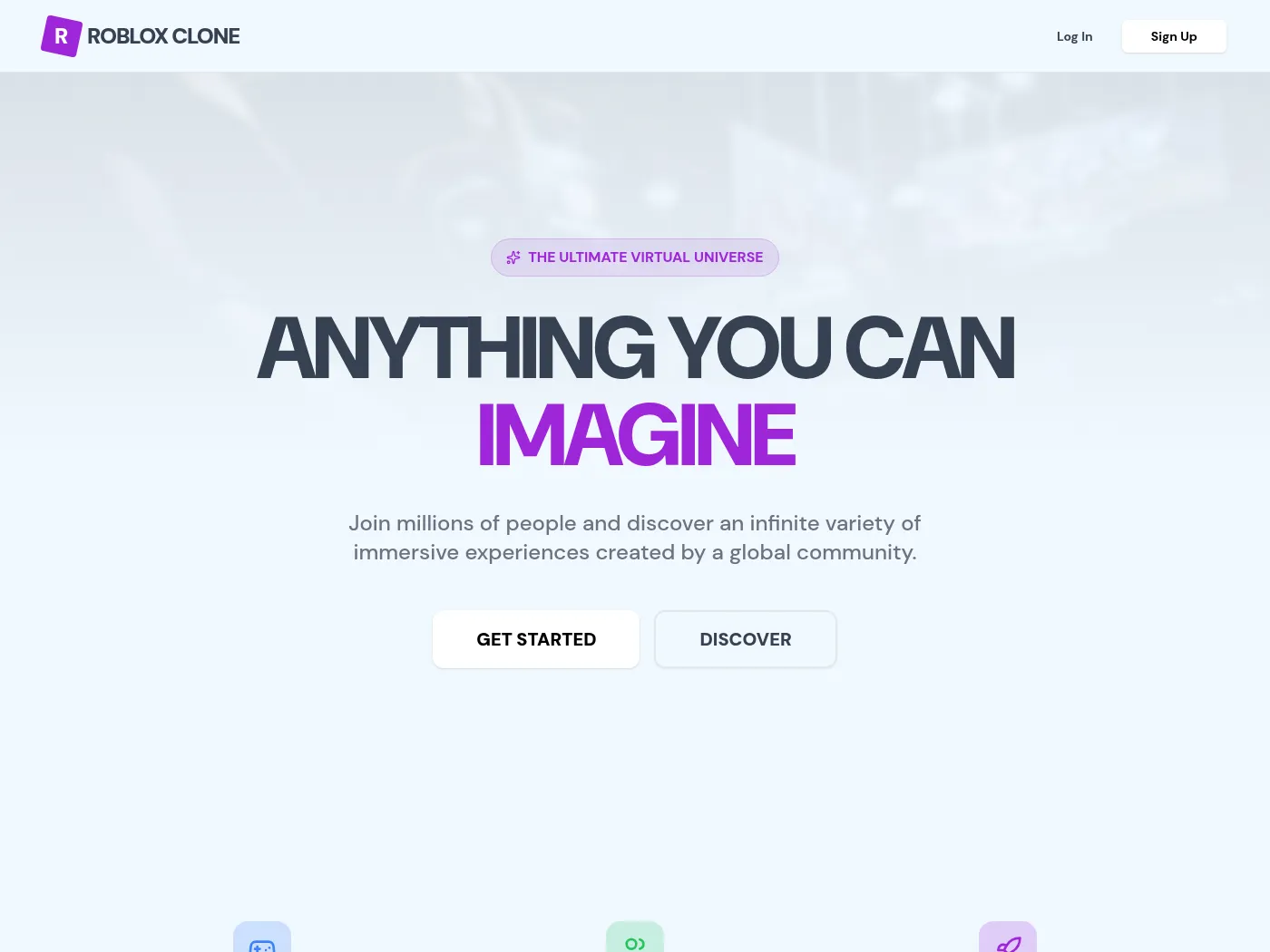 Roblox Web Clone