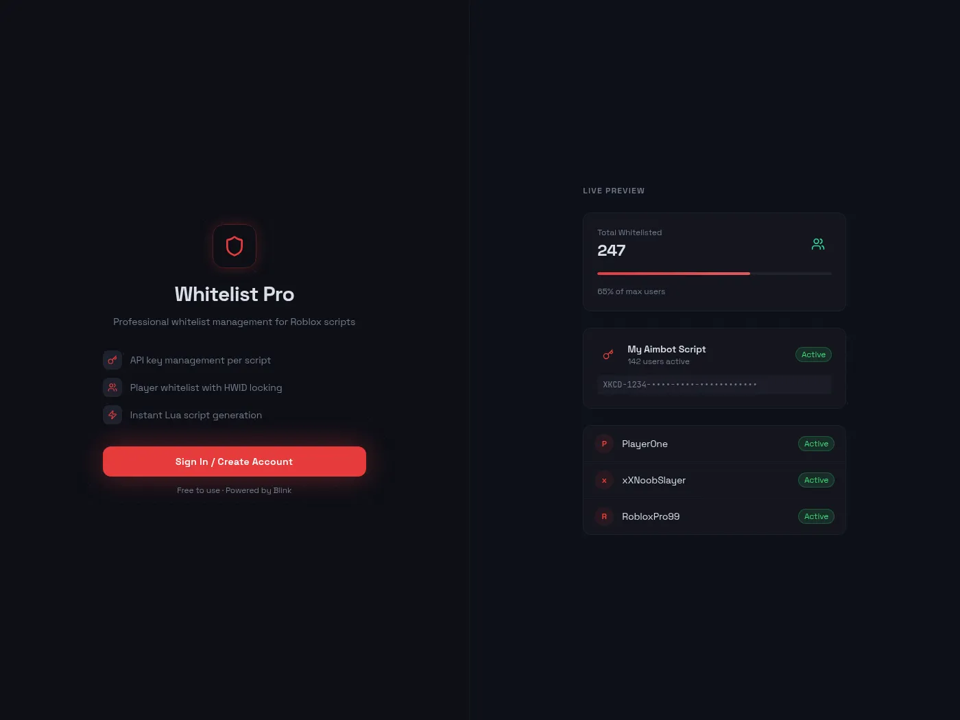 Roblox Whitelist Pro