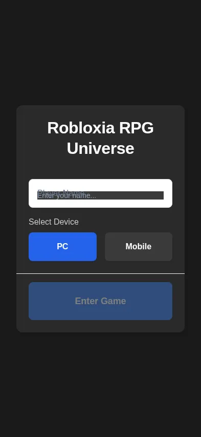 Robloxia RPG Universe