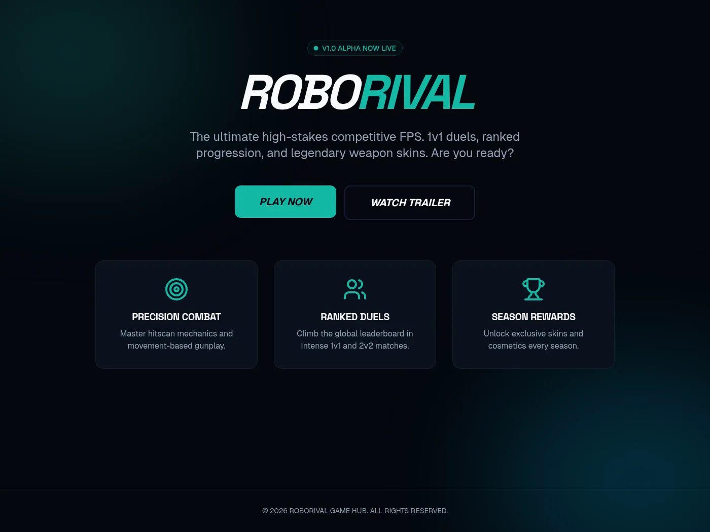 RoboRival Game Hub
