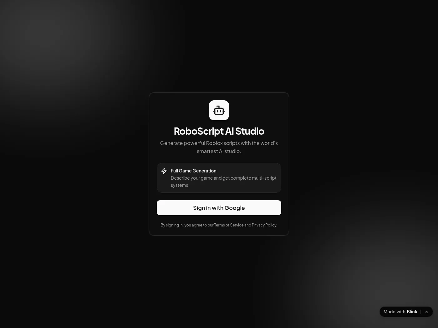 RoboScript AI Studio