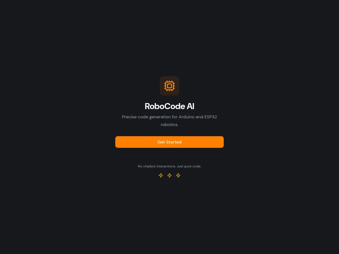 Robot Code Generator AI