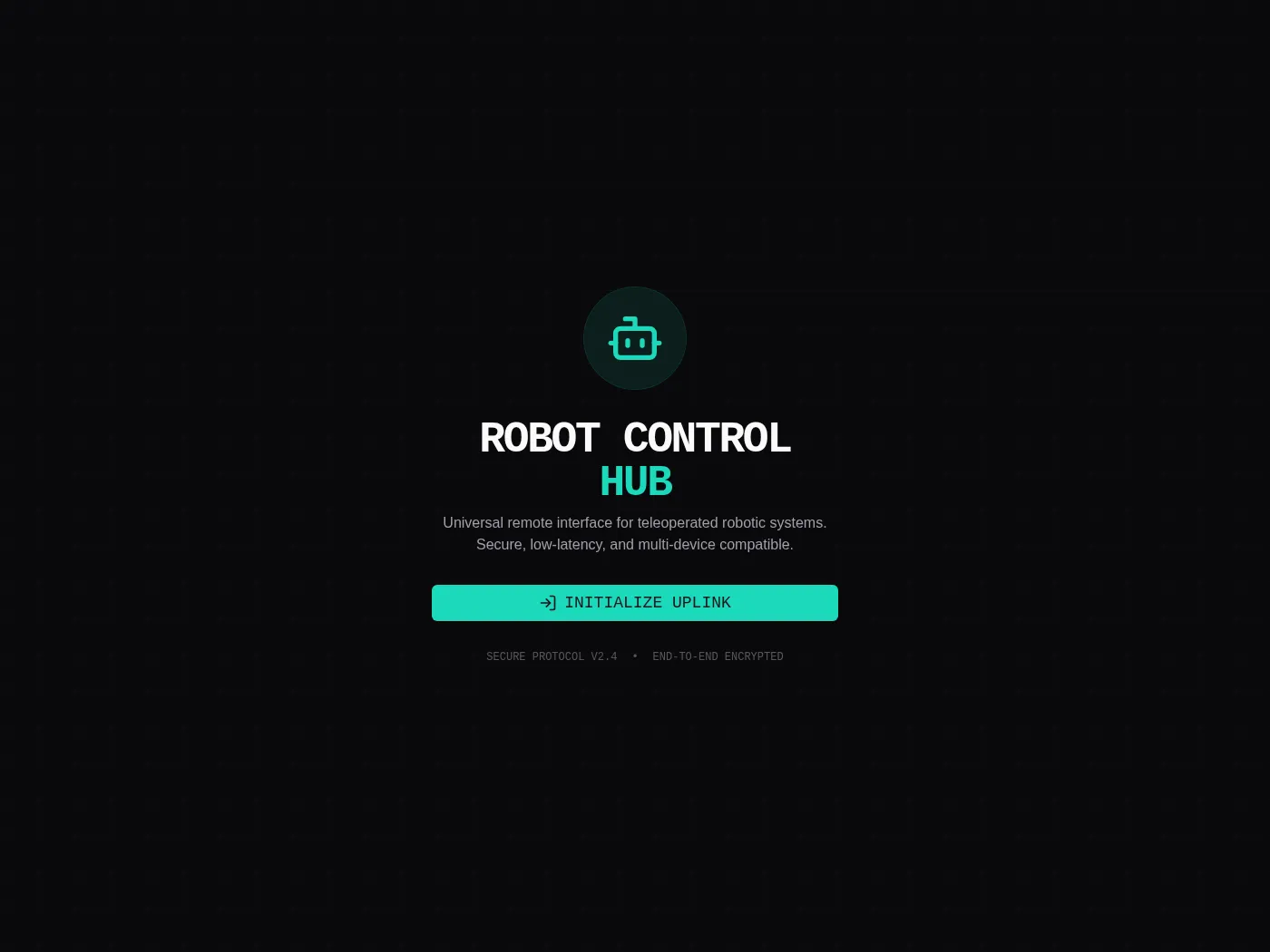 Robot Control Hub