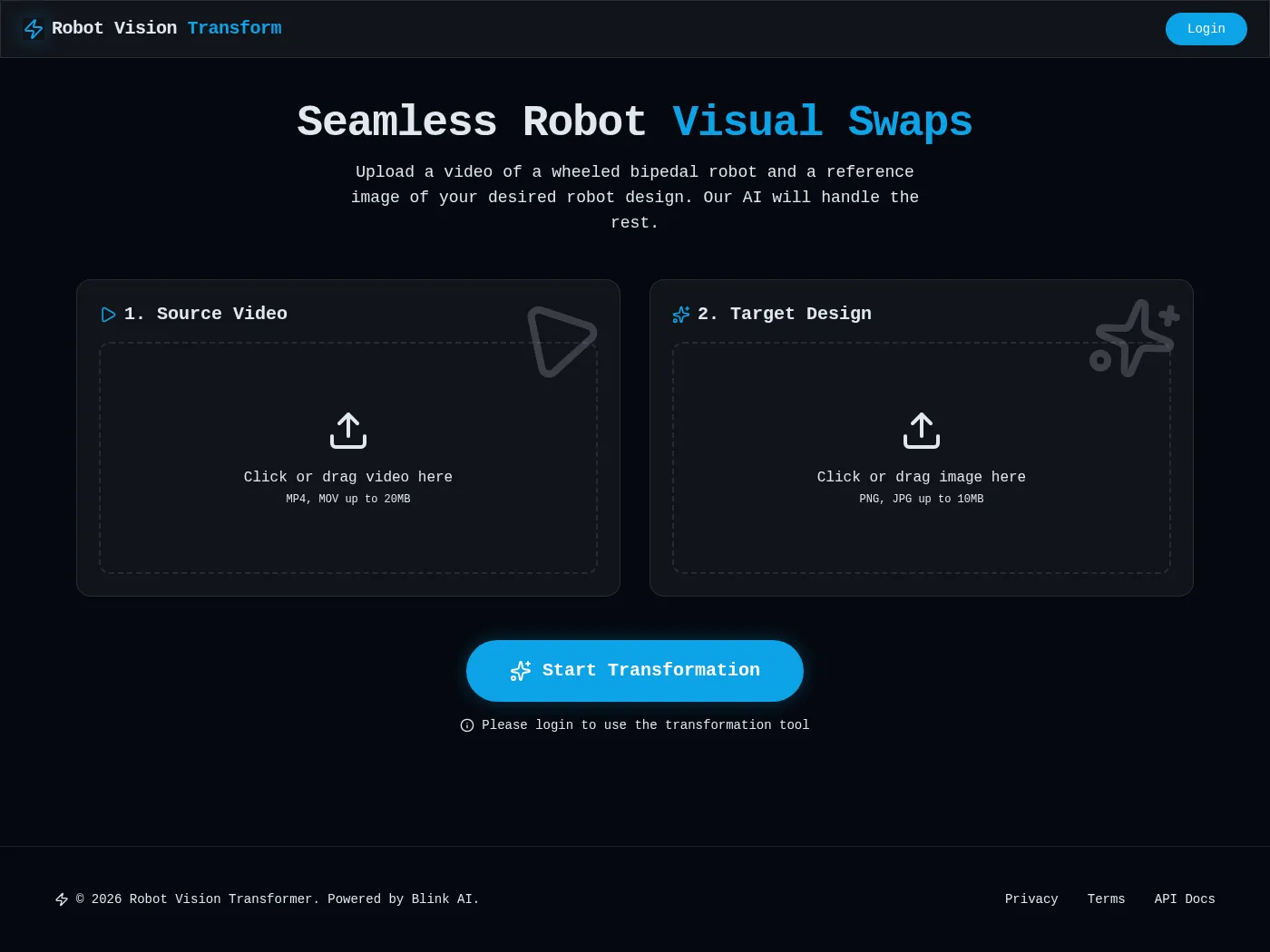 Robot Visual Transform