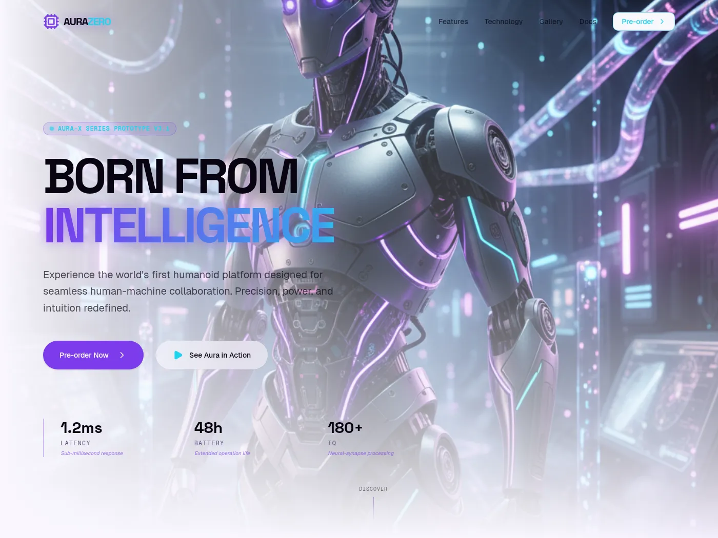 Robot Showcase Website
