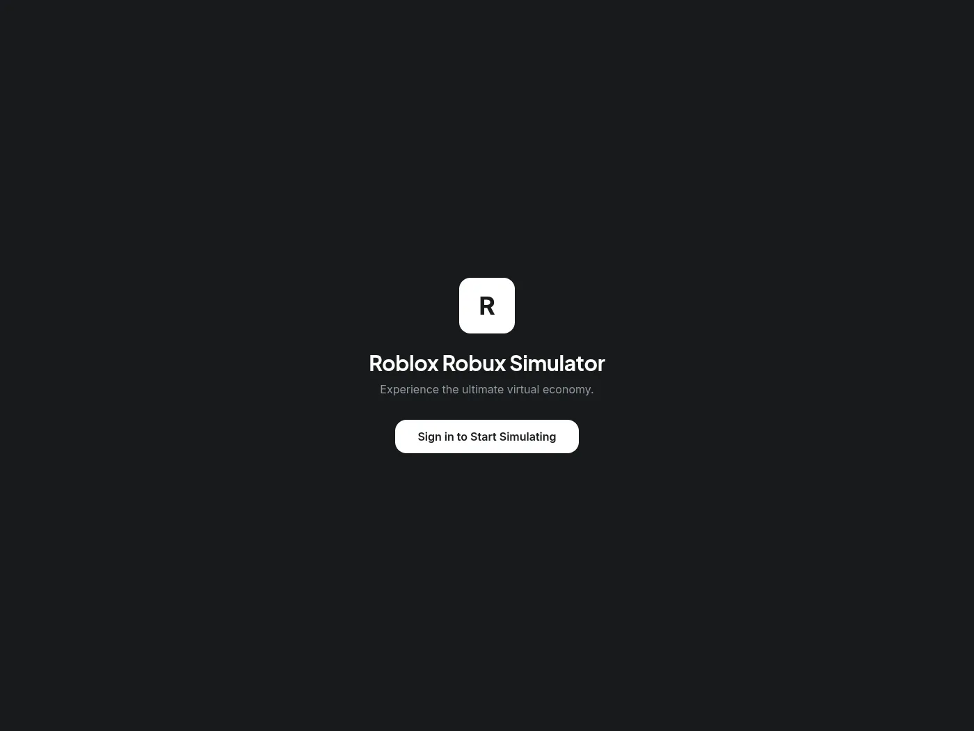 Roblox Robux Simulator