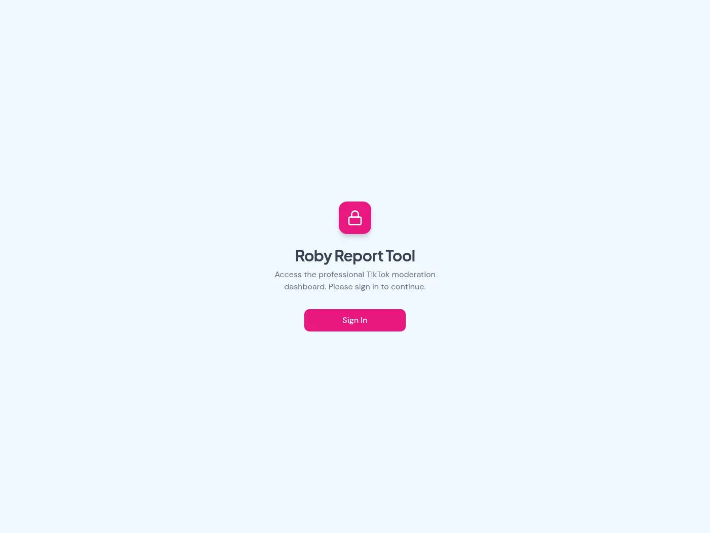 Roby Report Tool