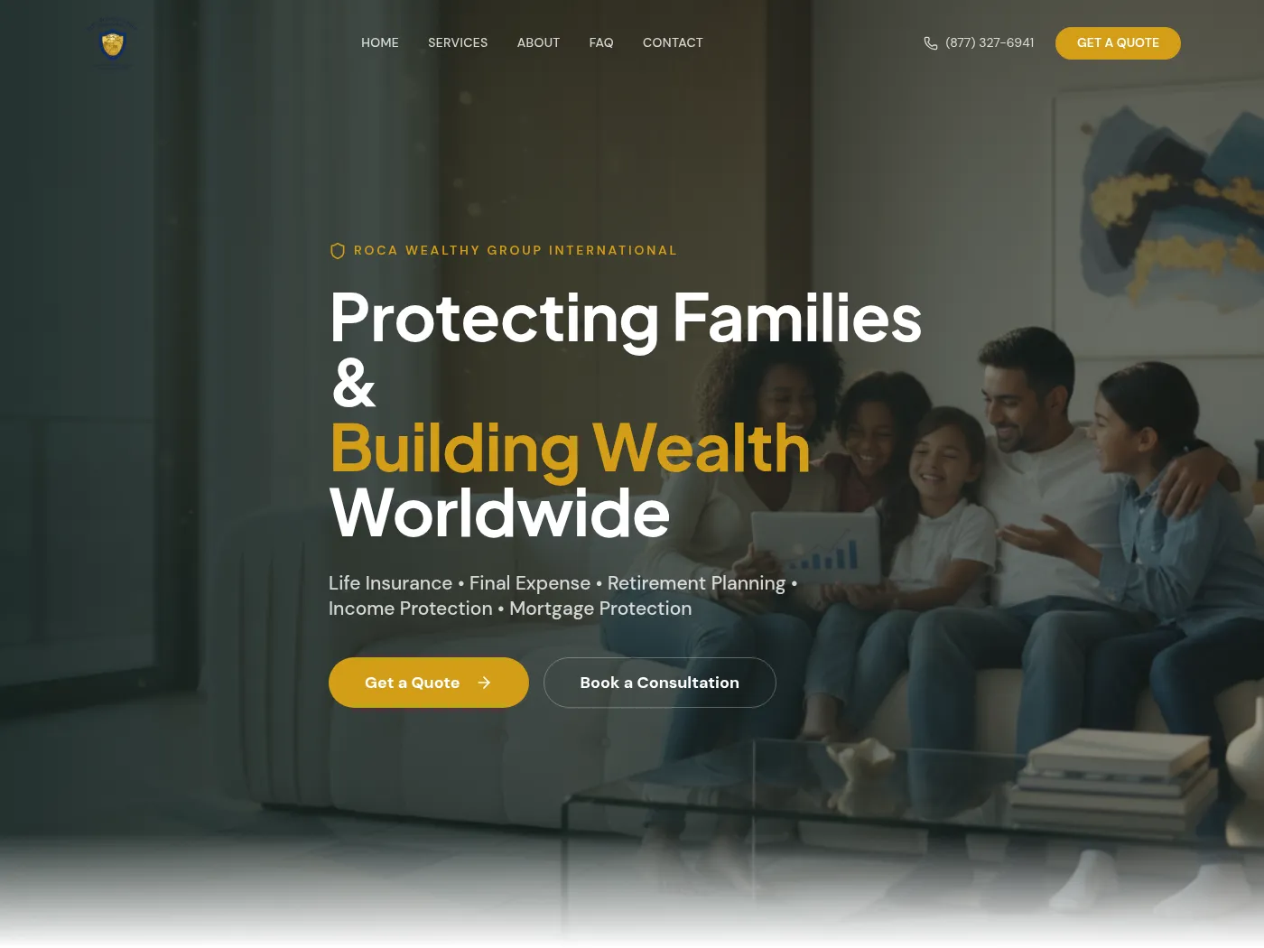 Roca Wealthy Group Site
