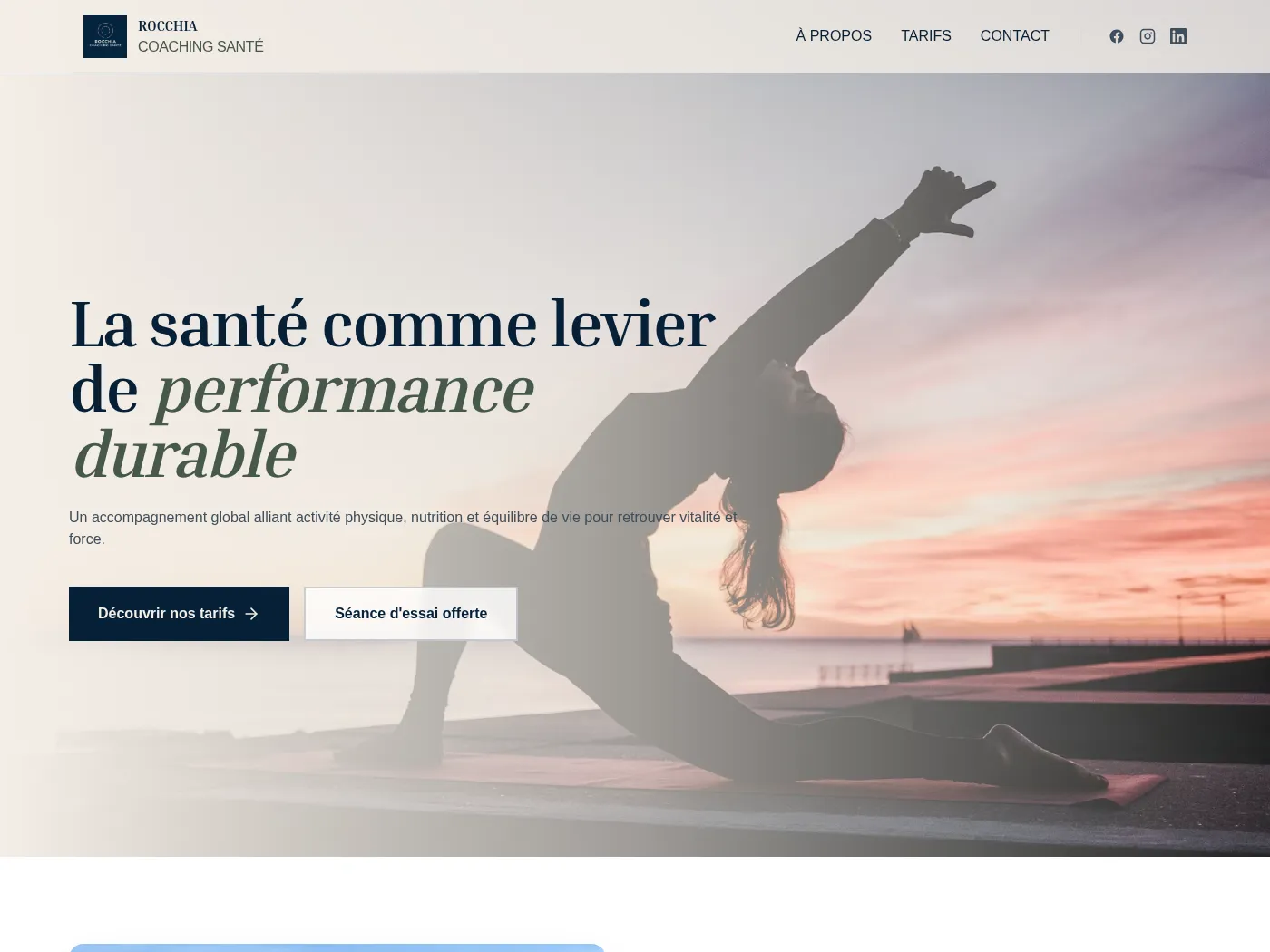Rocchia Coaching Santé Web