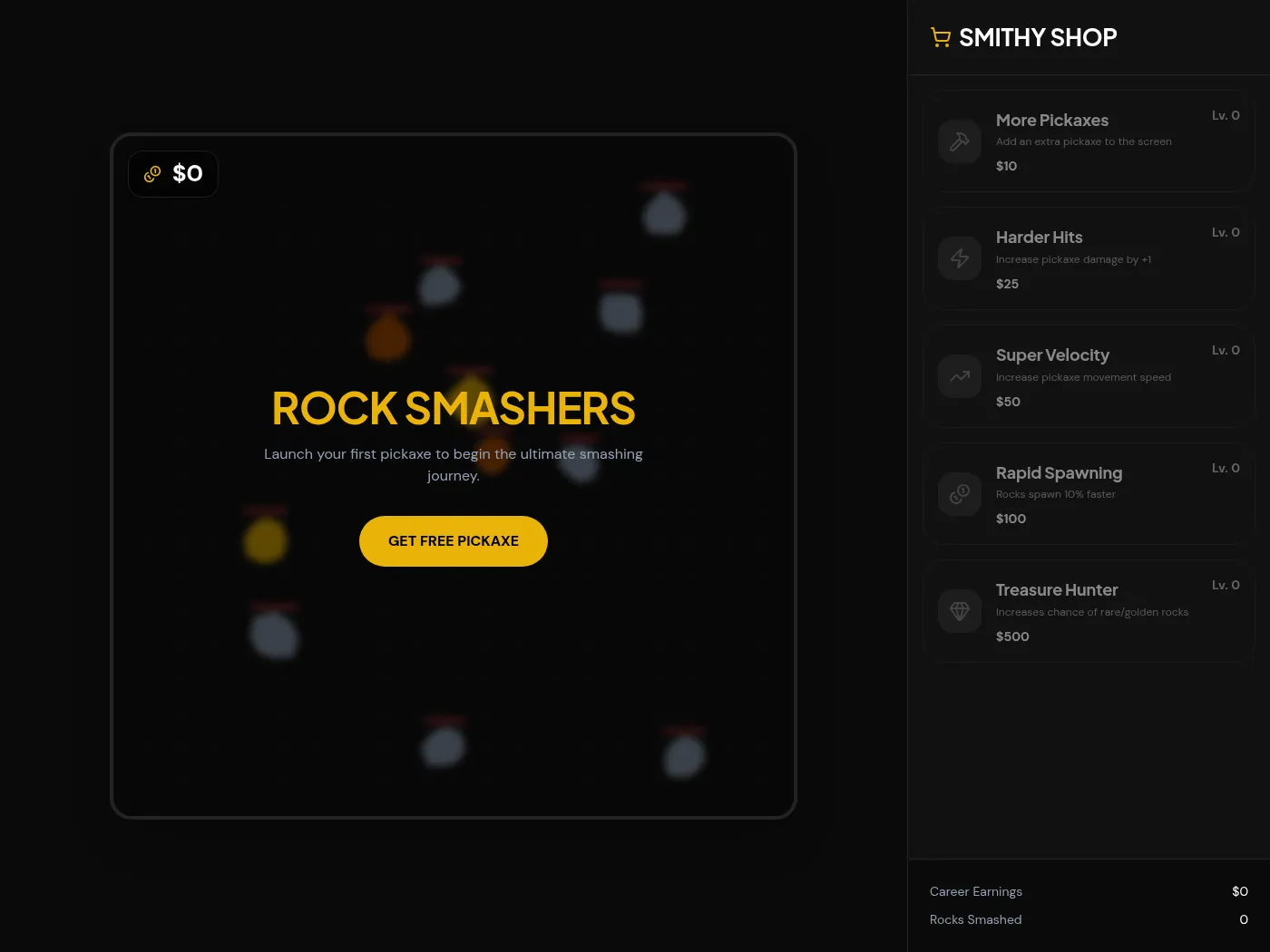 Rock Smashers Idle