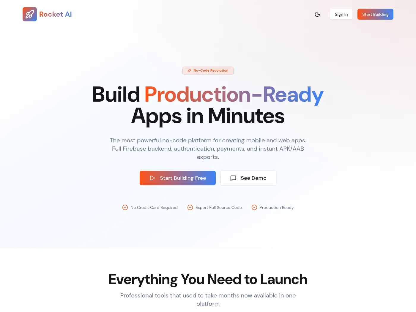 Rocket App Generator