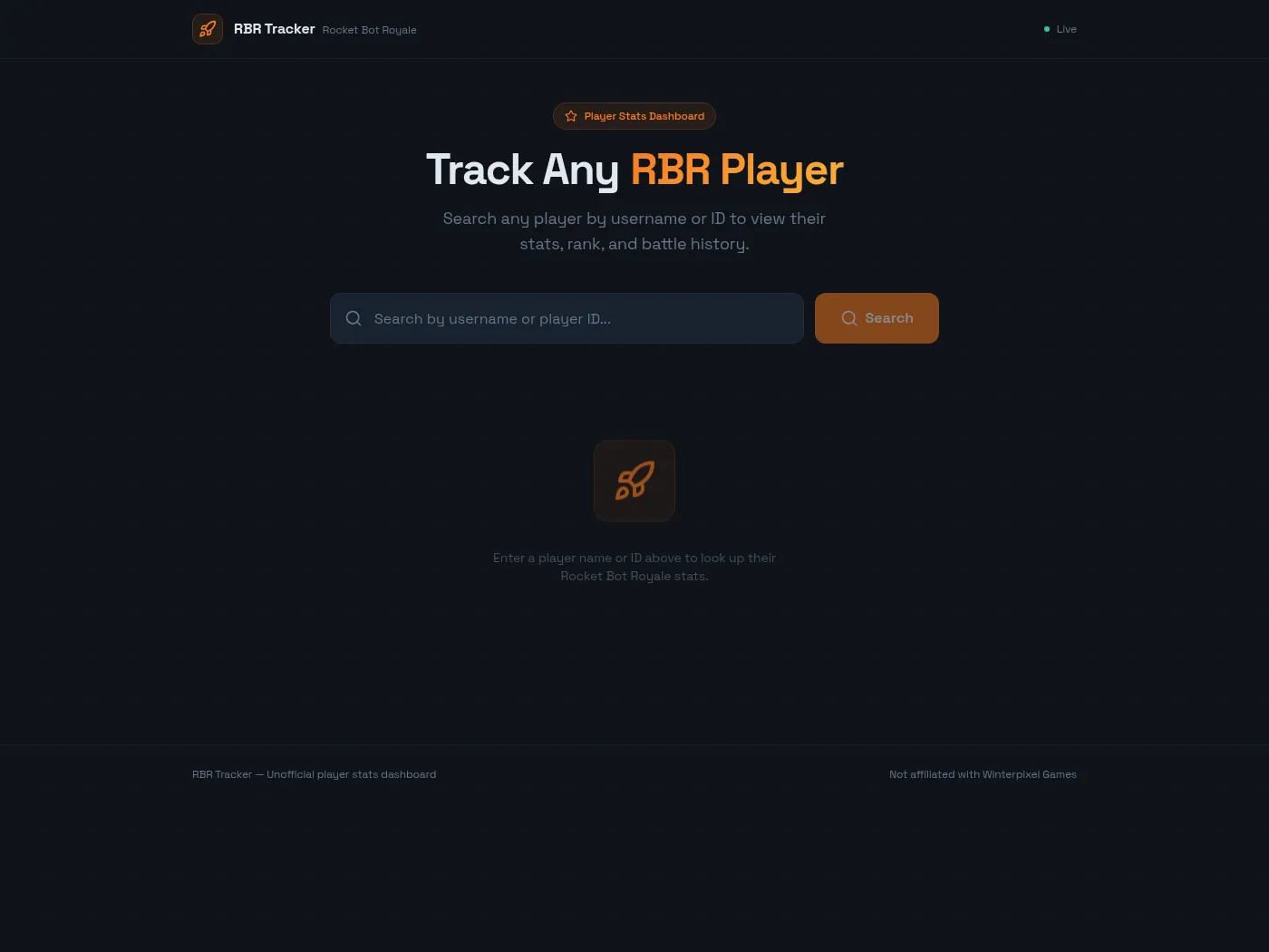 Rocket Bot Royale Tracker