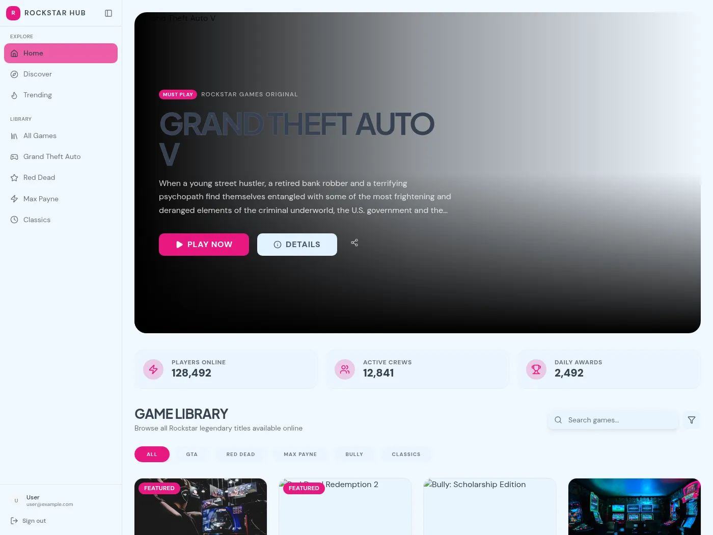 Rockstar Games Free Hub