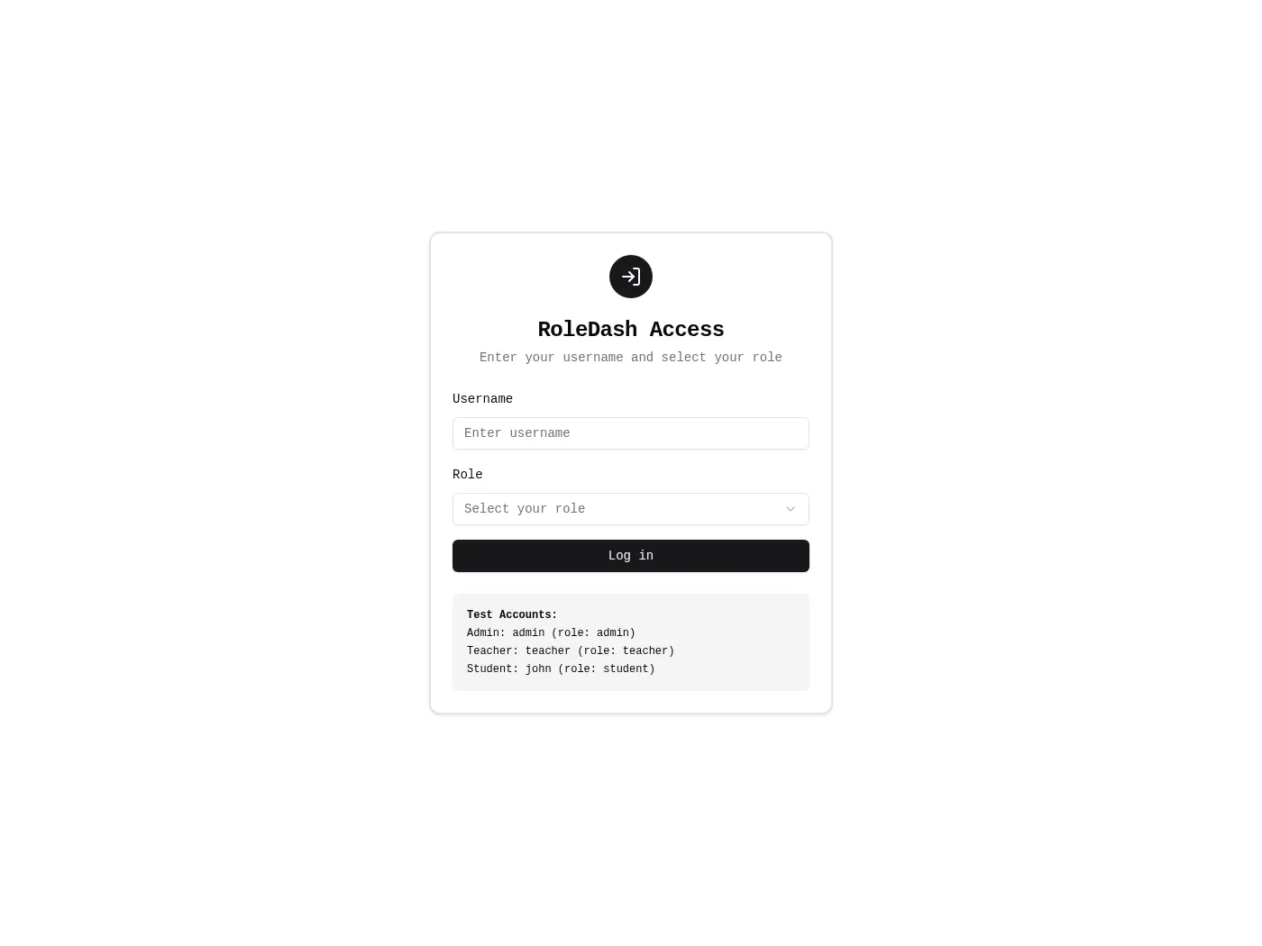 RoleDash Access