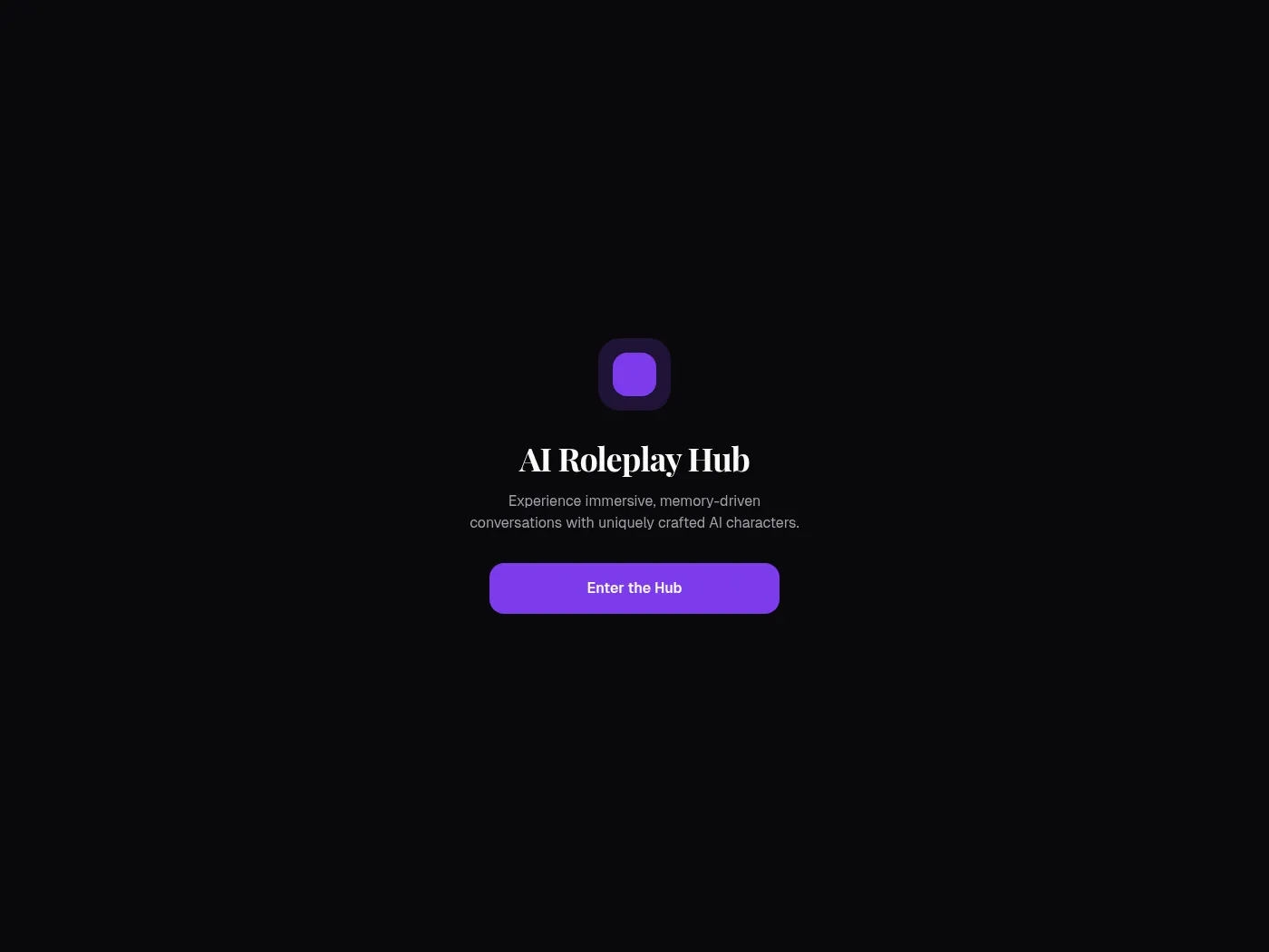 Roleplay AI Chat Hub