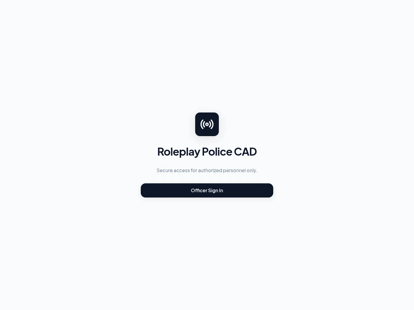 Roleplay Police CAD