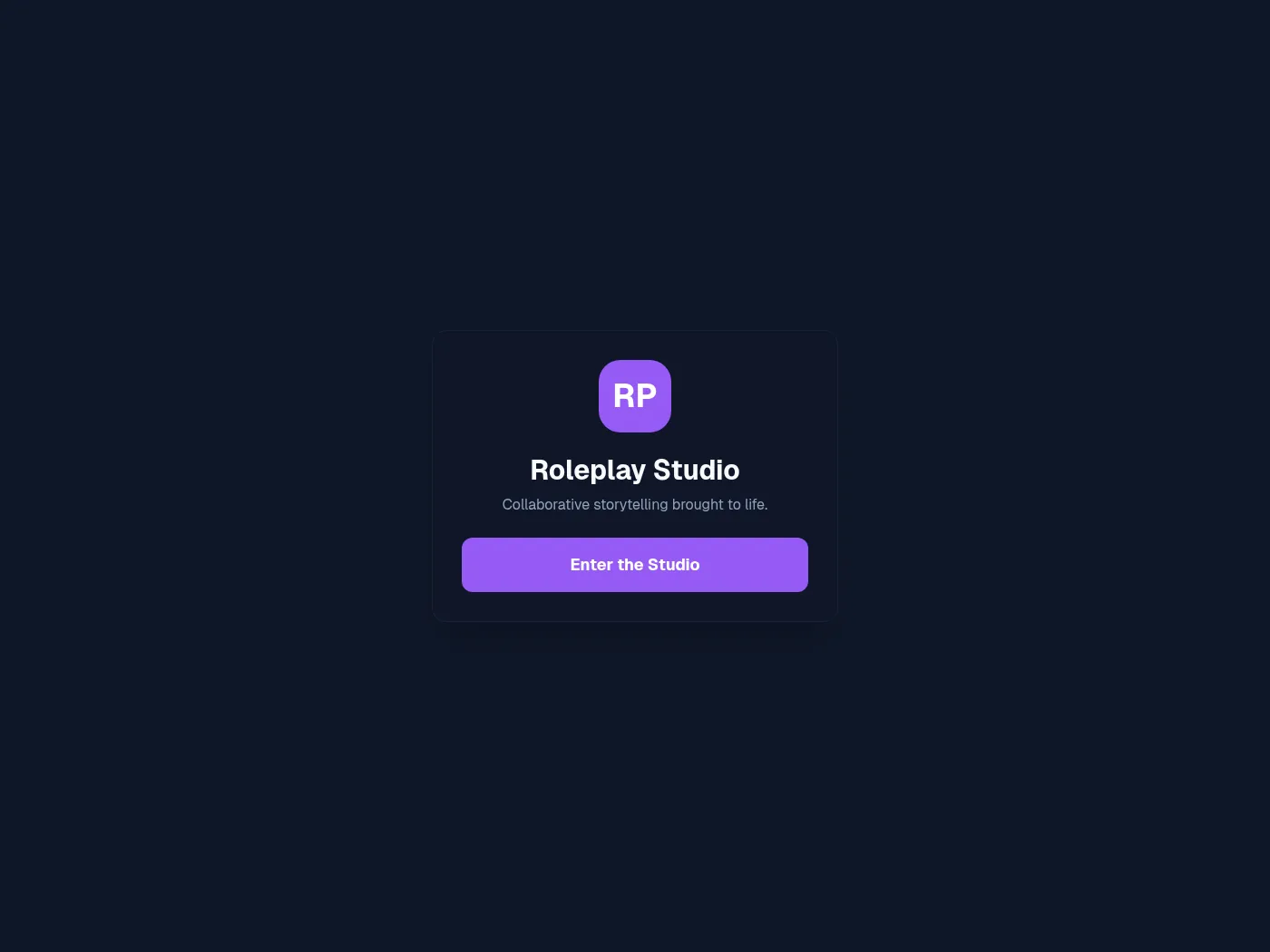 Roleplay Studio